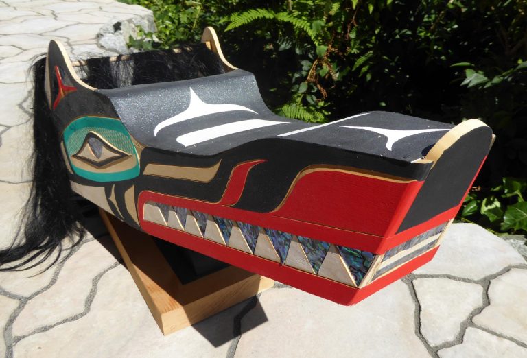 Northwest Coast Canada First Nations Wolf Headdress Mask ⋆ Copper ...
