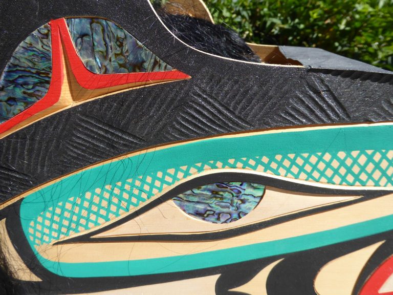 Northwest Coast Canada First Nations Wolf Headdress Mask ⋆ Copper ...