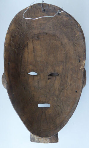 African Tanzania Mask Tabwa Tribe ⋆ Copper Shield Tribal Art