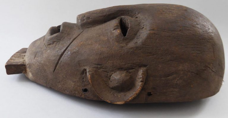 African Tanzania Mask Tabwa Tribe ⋆ Copper Shield Tribal Art