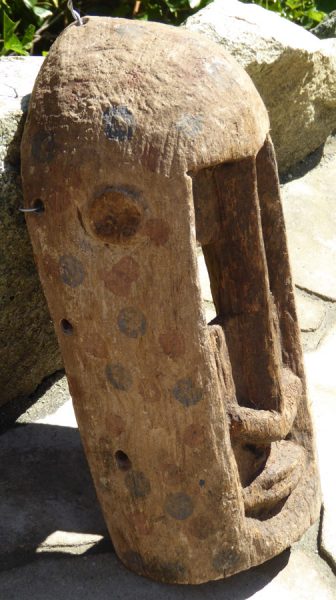 African Dogon Monkey Mask Very Old ⋆ Copper Shield Tribal Art