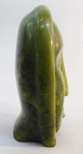 Canada First Nations Inuit Stone Sculpture Face ⋆ Copper Shield Tribal Art