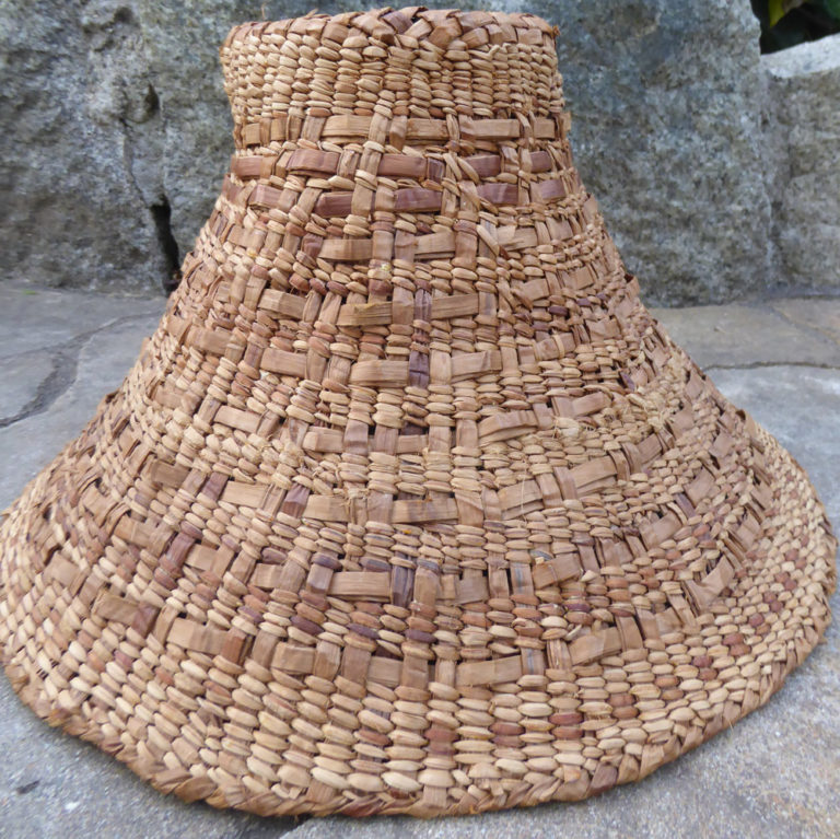 Native American CEDAR BARK HAT ⋆ Copper Shield Tribal Art