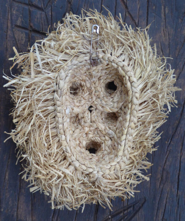 Iroquois False Face Corn Husk Mask ⋆ Copper Shield Tribal Art