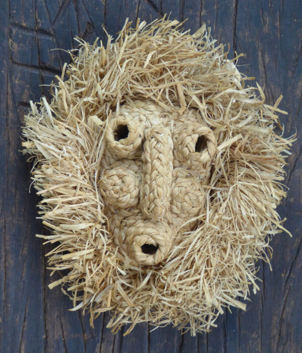 Iroquois False Face Corn Husk Mask ⋆ Copper Shield Tribal Art